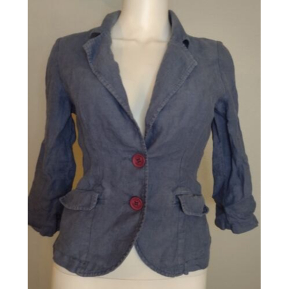 Juicy Couture | Jackets & Coats | Juicy Couture Womens Linen Blazer ...